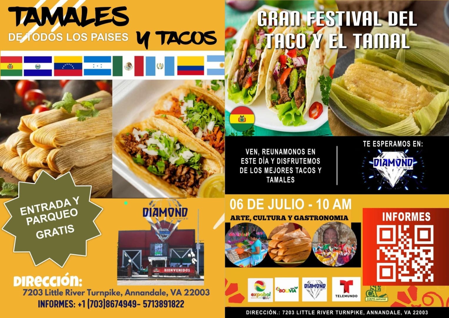 Gran Festival del Taco y Tamal in Annandale - Tickets 2025-07-06 ...