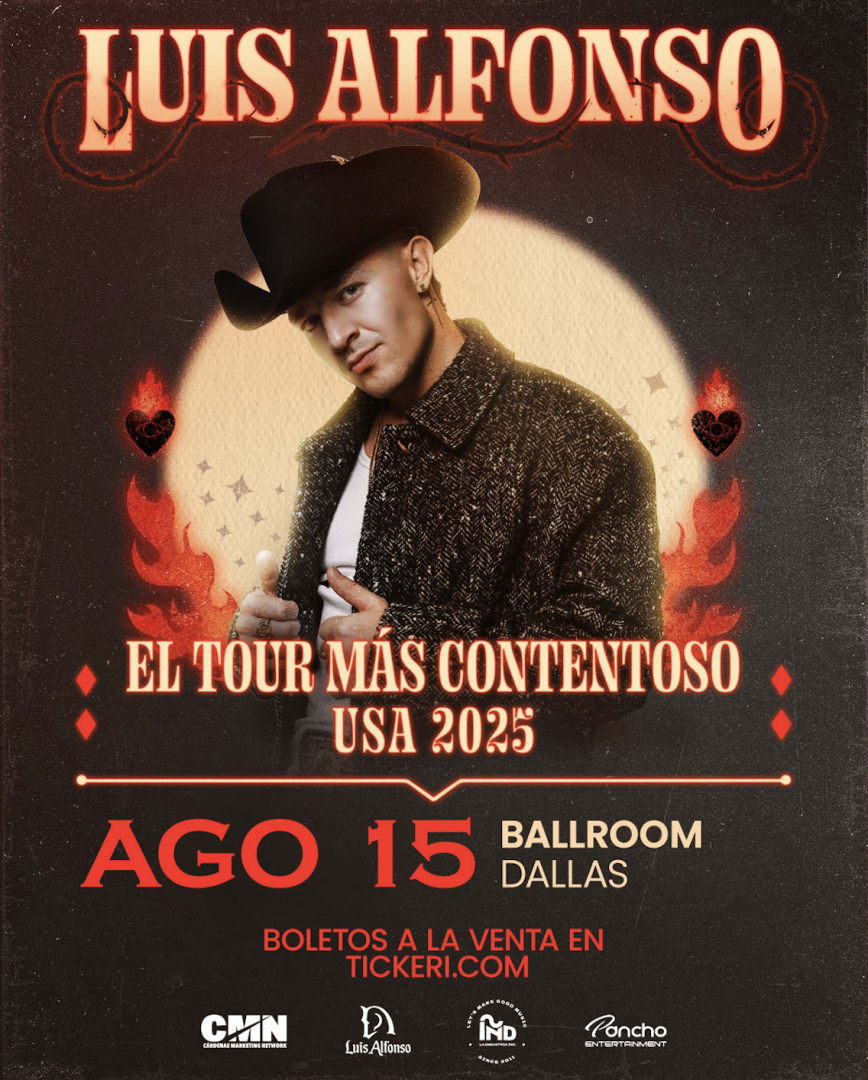 Luis Alfonso en Dallas in Dallas - Tickets 2025-08-15 | Balones Event ...