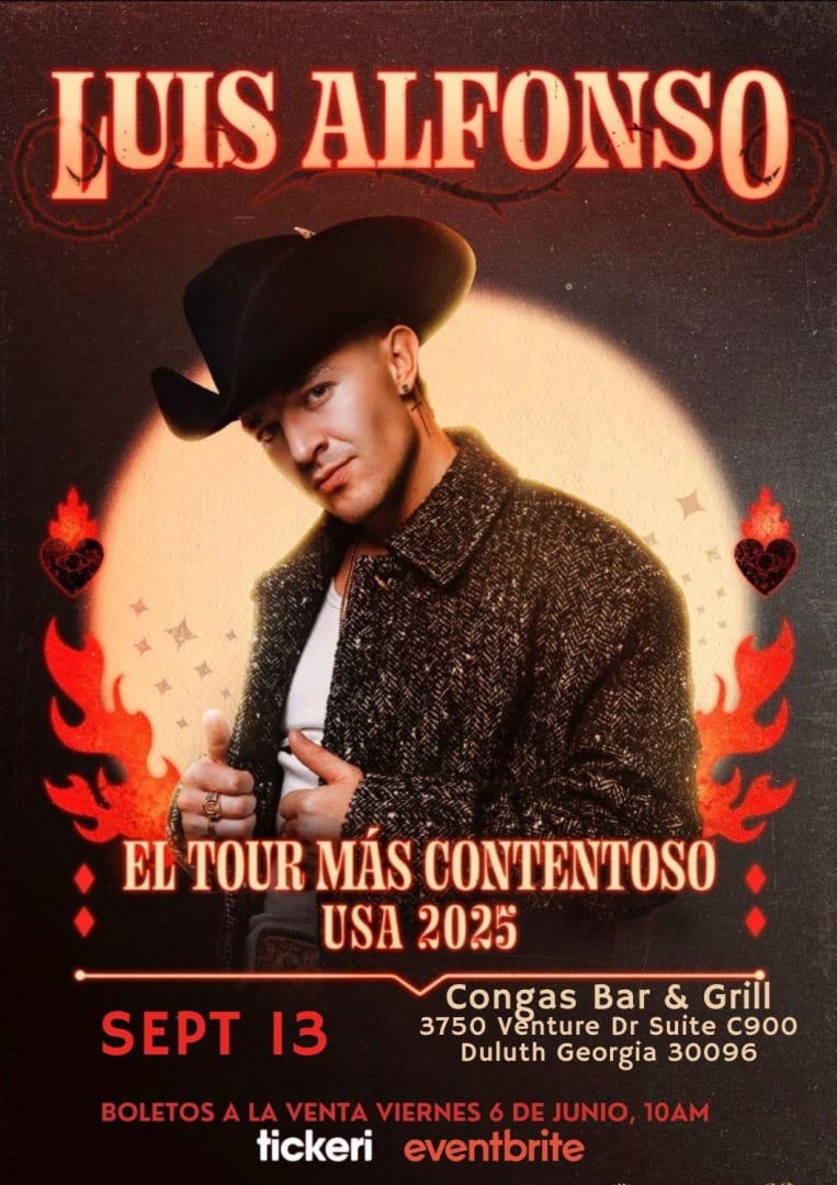 LUIS ALFONSO EN CONCIERTO ATLANTA!! Tickets | Boletos - Congas Bar ...