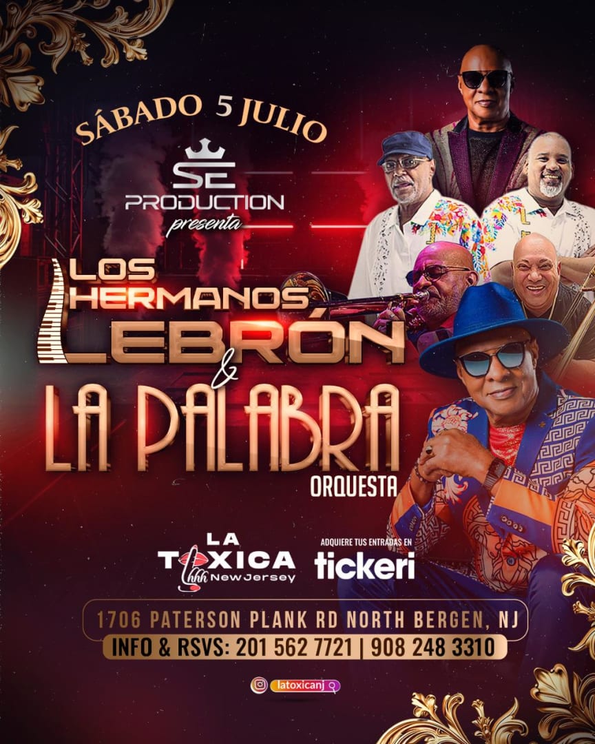 LOS HERMANOS LEBRON & ORQUESTA LA PALABRA in North Bergen - Tickets ...