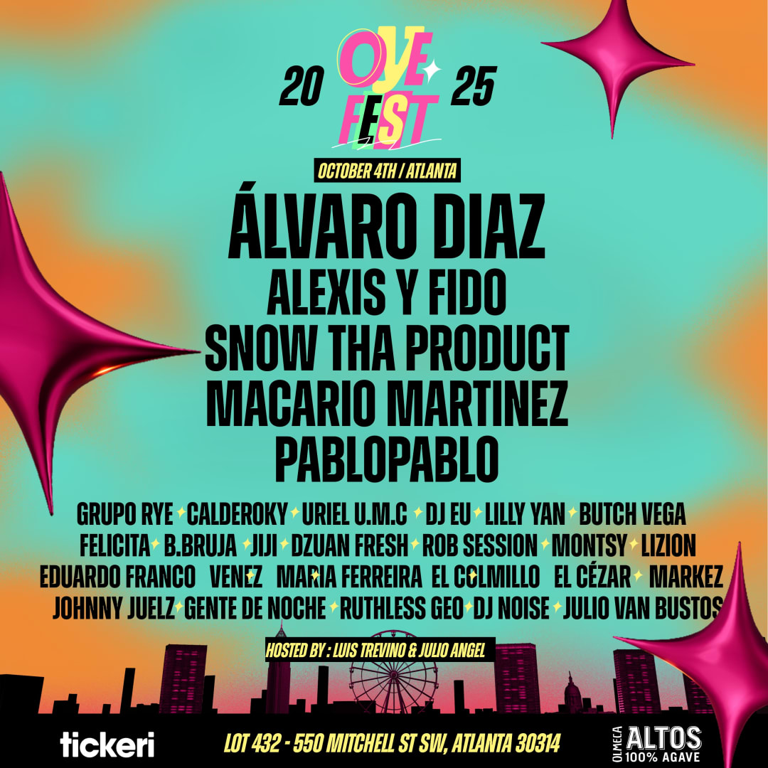 OYE Fest 2025 in Atlanta - Tickets 2025-10-04 | Lot 432 - 550 Mitchell ...