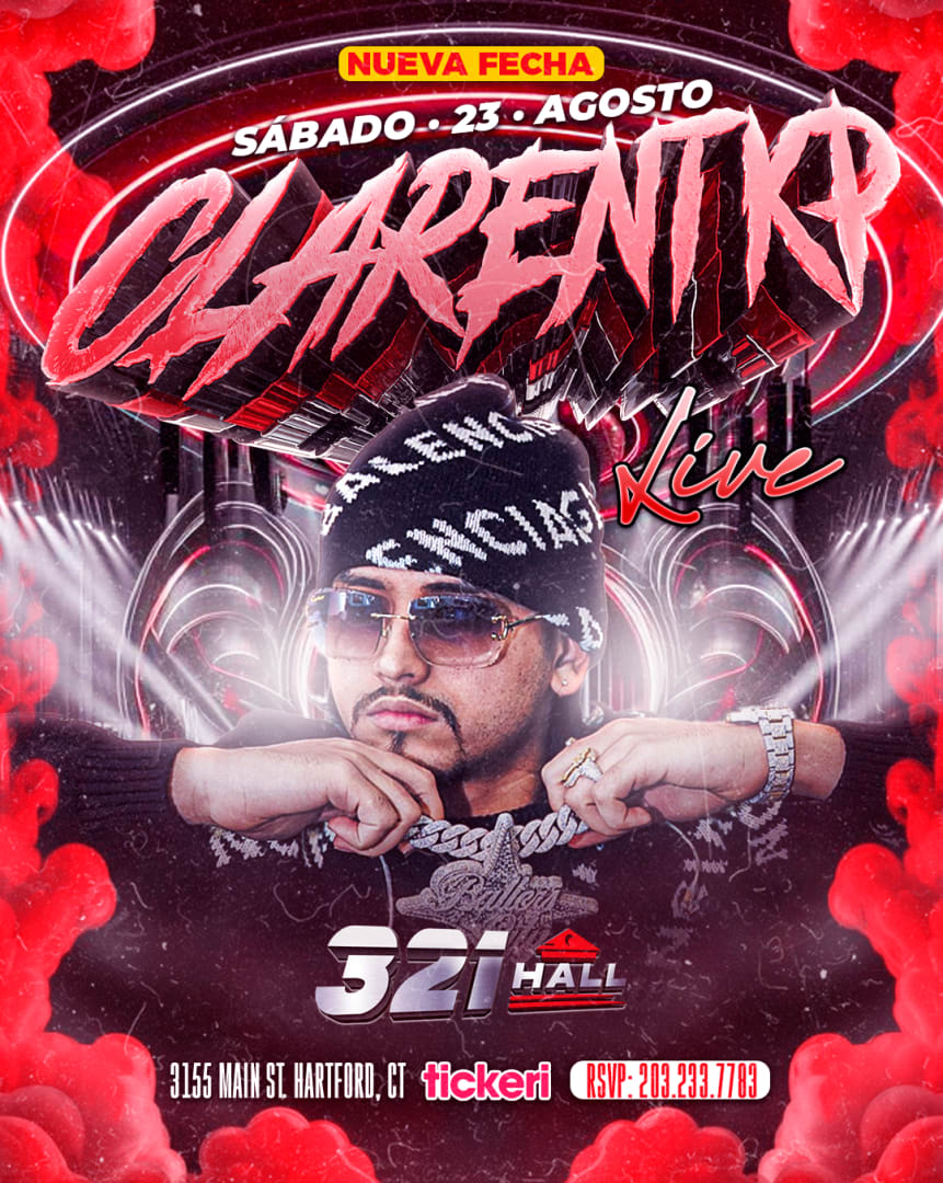 ClarentKP in Hartford - Tickets 2025-08-23 | 321 HALL