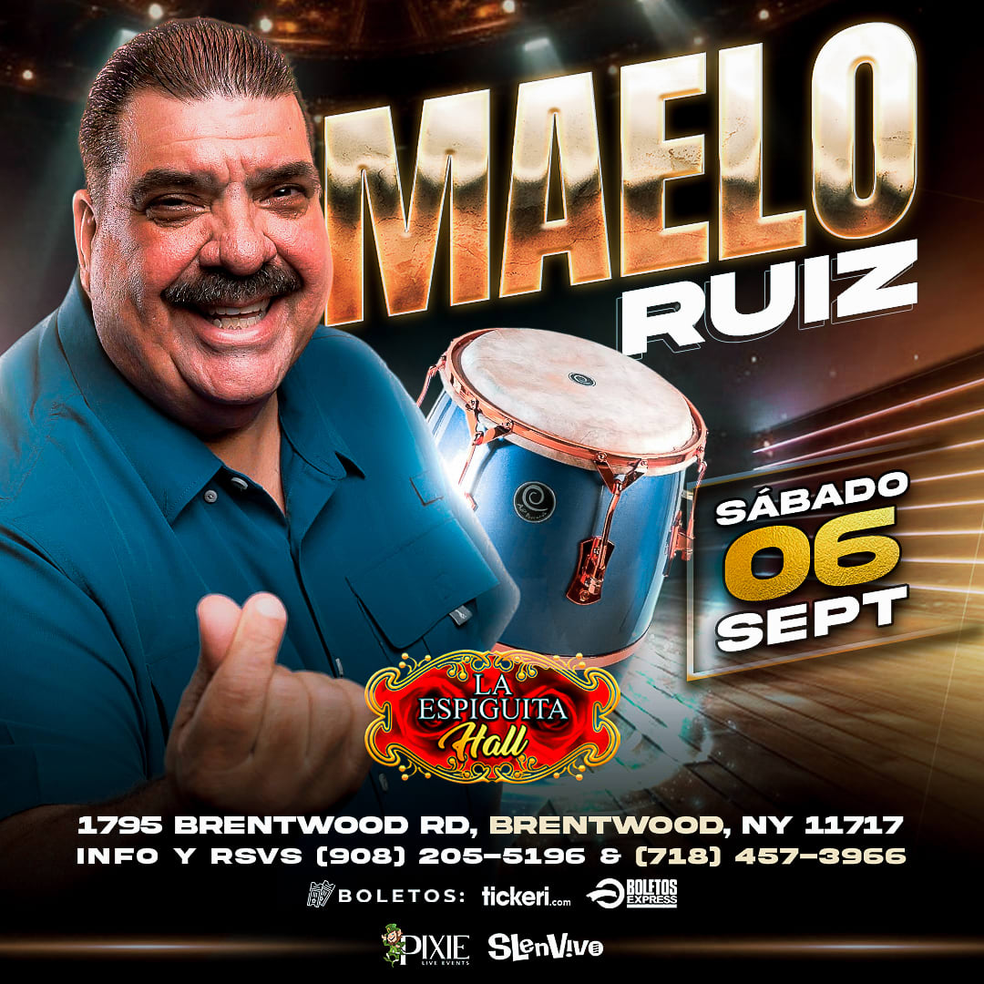 MAELO RUIZ EN CONCIERTO LONG ISLAND, NY in Brentwood - Tickets 2025-09 ...