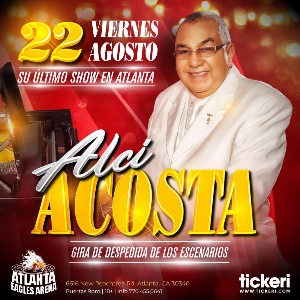 ALCI ACOSTA EN VIVO EN ATLANTA Tickets | Boletos - Atlanta Eagles Arena ...