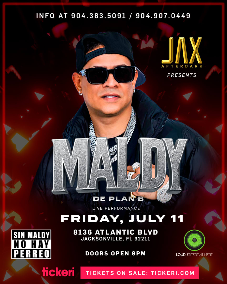 MALDY DE PLAN B LIVE CONCERT Tickets | Boletos - Jax after dark ...