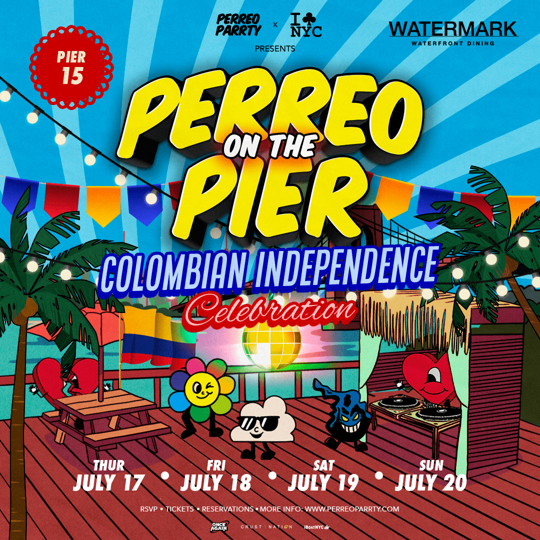 Perreo on the Pier - Colombian Independence Latin & Reggaeton Party NYC ...