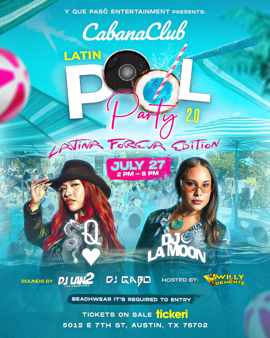 LATIN POOL PARTY 2.0 AT CABANA CLUB Tickets | Boletos - Cabana Club ...