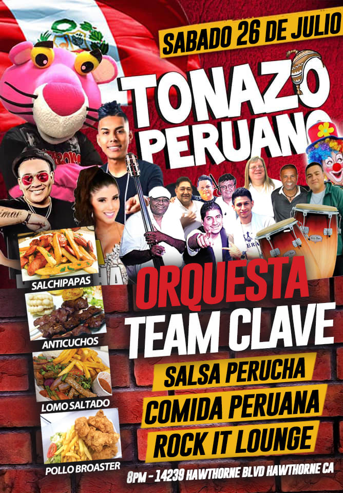 Fiestas Patrias Peruanas Orquesta Team Clave y La Mejor Salsa en vivo ...