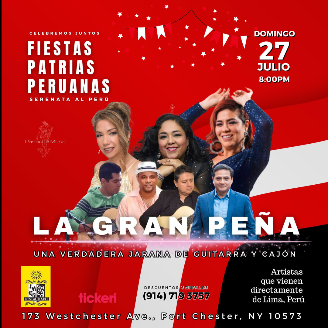 LA GRAN PEÑA en Port Chester NY - Celebrando Fiestas Patrias Peruanas ...