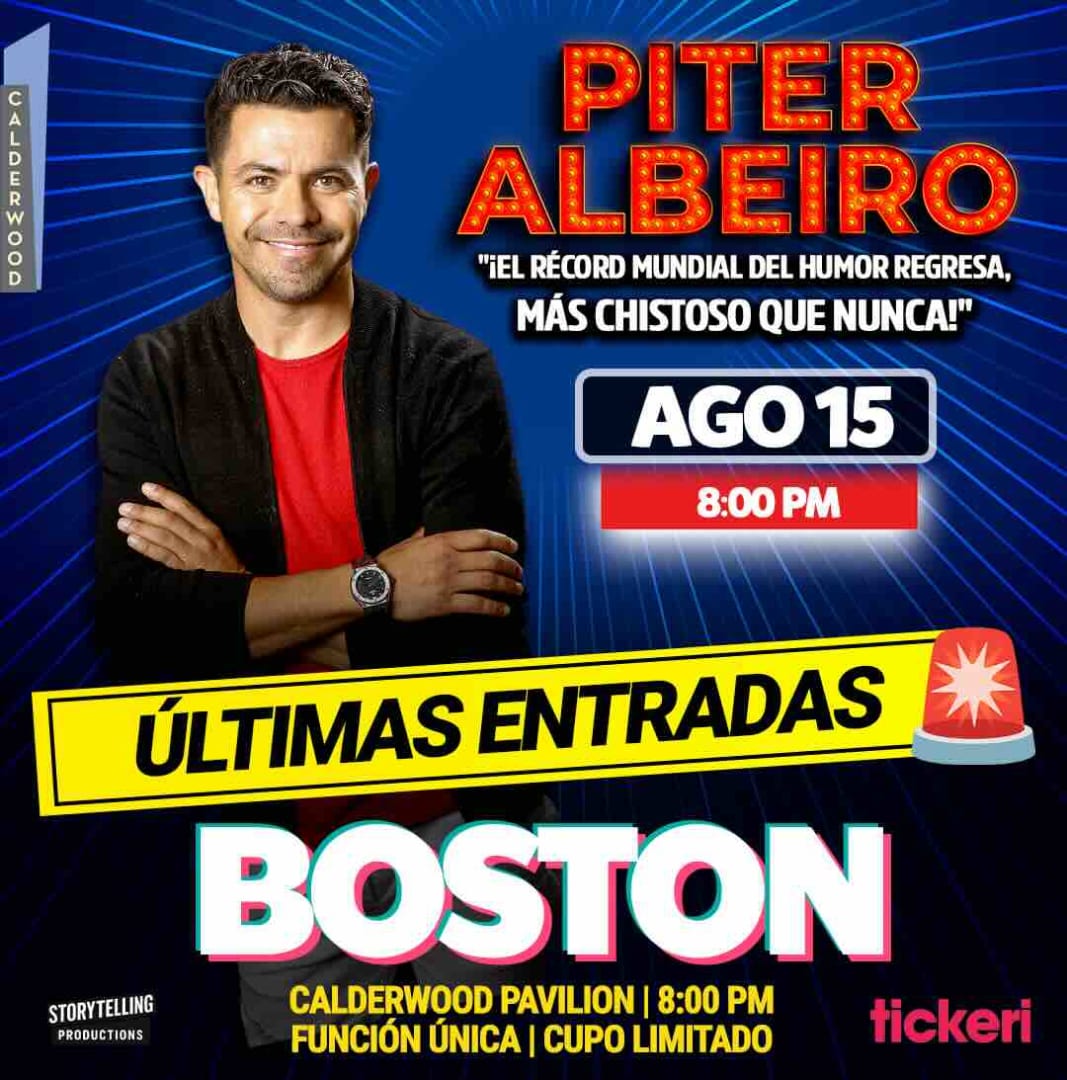 Piter Albeiro en Boston con su Show "En Vivo" Tickets | Boletos ...