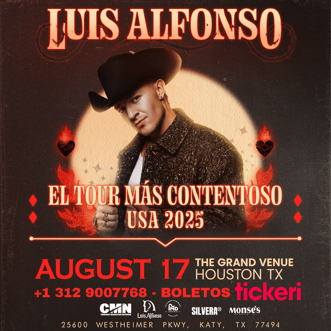 Luis Alfonso en vivo en Houston in Katy - Tickets 2025-08-17 | The ...