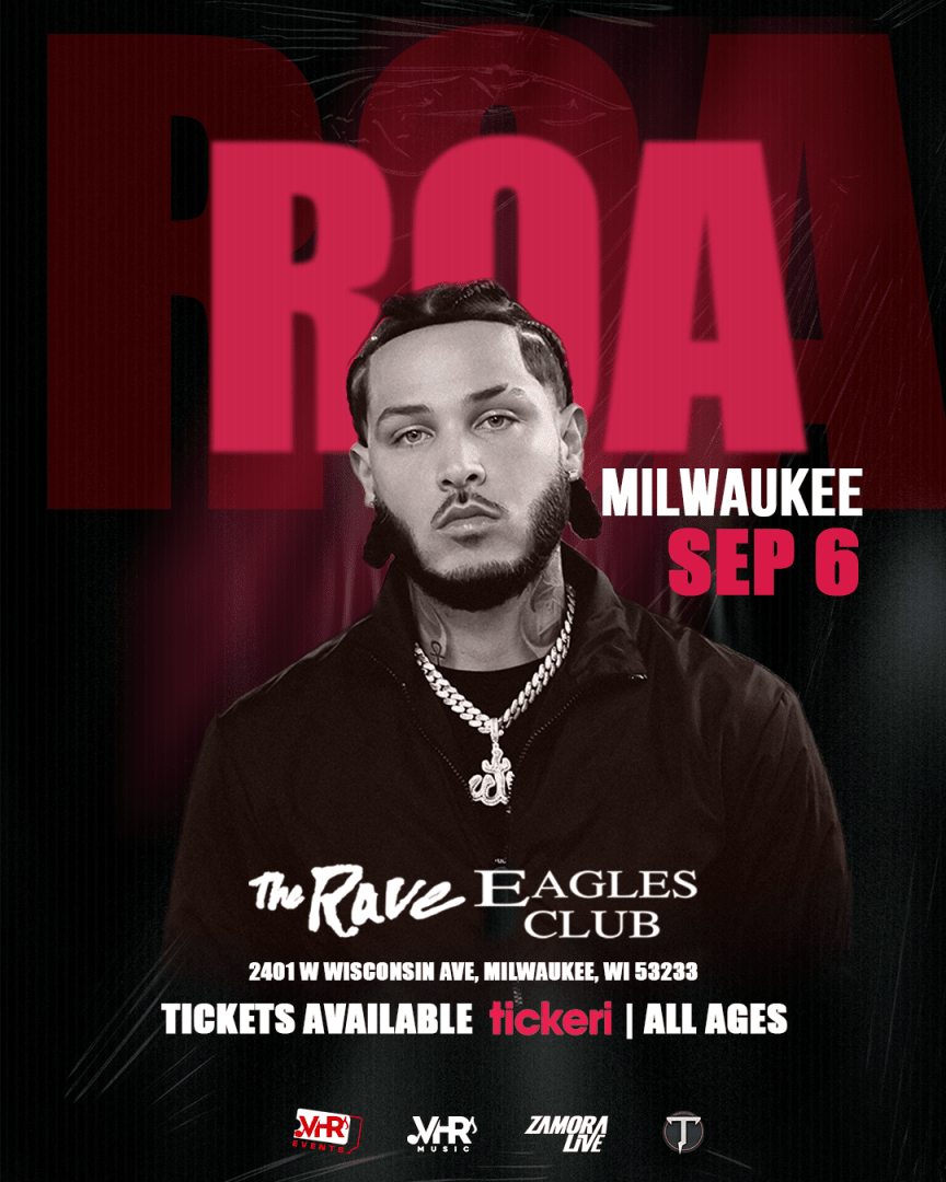 ROA EN MILWAUKEE Tickets | Boletos - The Rave / Eagles Club, Milwaukee ...