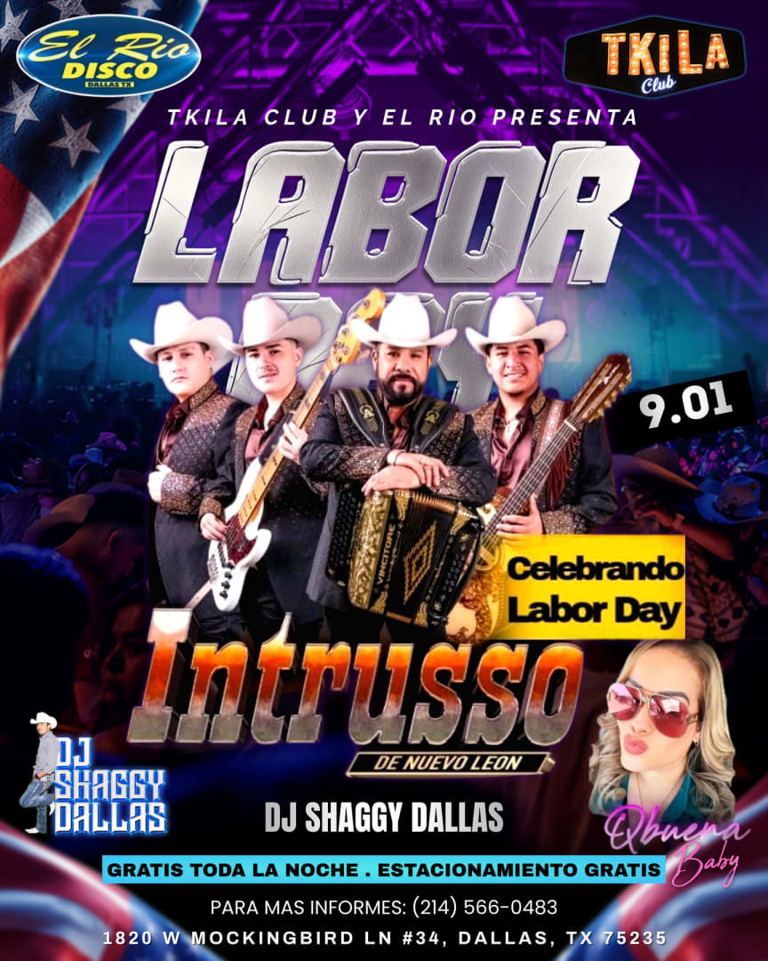 EDICIÓN LABOR DAY ¡EN VIVO! LOS INTRUSSOS DE NUEVO LEÓNESTE LUNES 1 DE ...