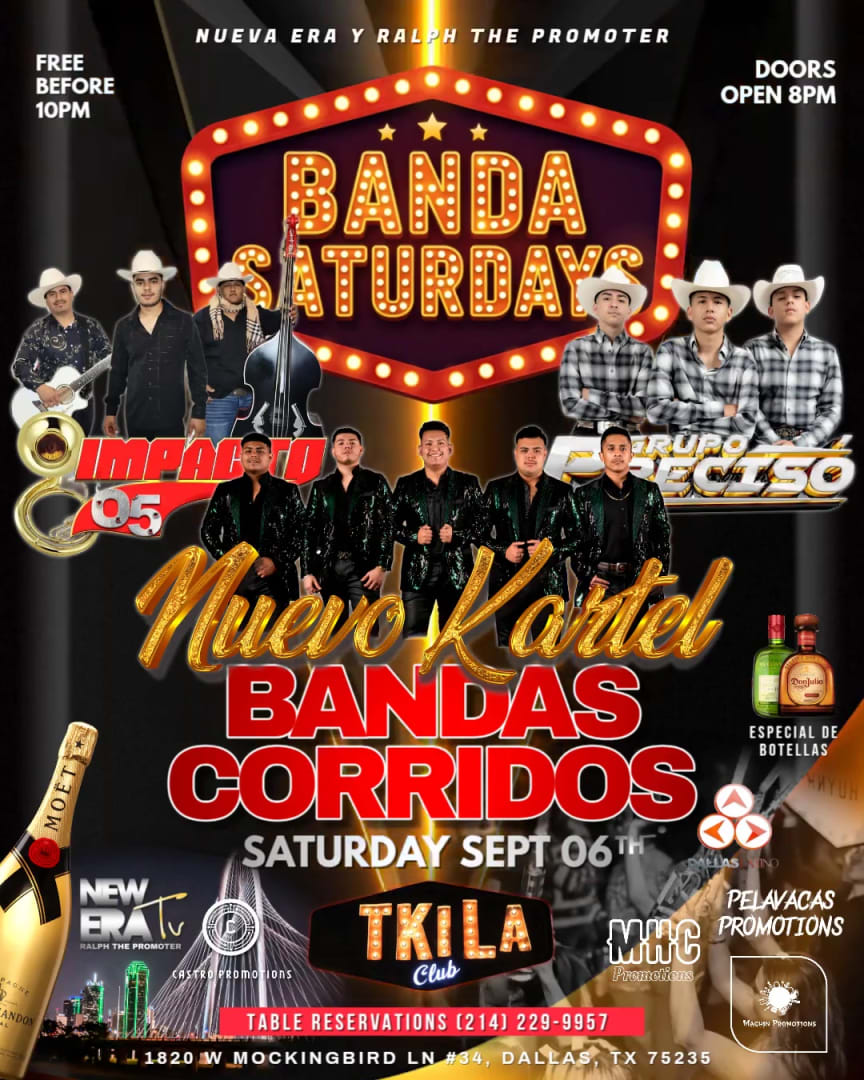 NUEVO KARTEL, IMPACTO 05 Y GRUPO PRECISO EN "TKILA Club Dallas ...