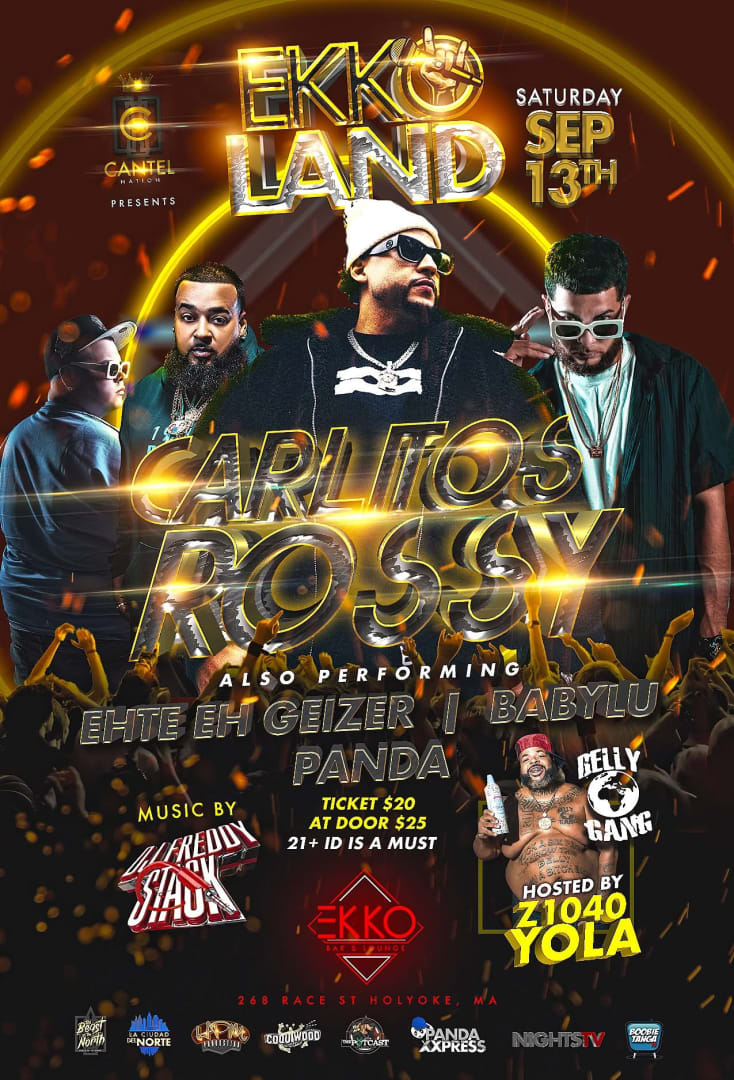 EKKOLAND in Holyoke - Tickets 2025-09-13 | EKKO Bar & Lounge