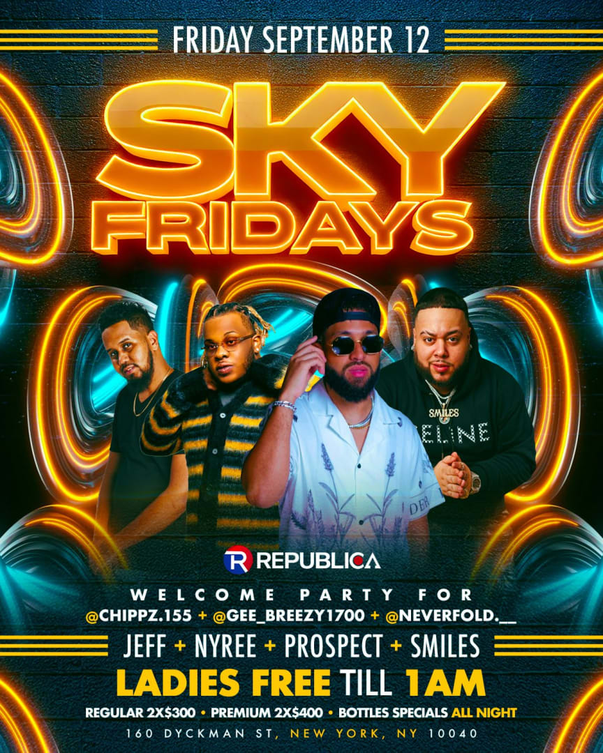 Sky Fridays Anuel AA Concert After Party At Repulica Rooftop Tickets ...