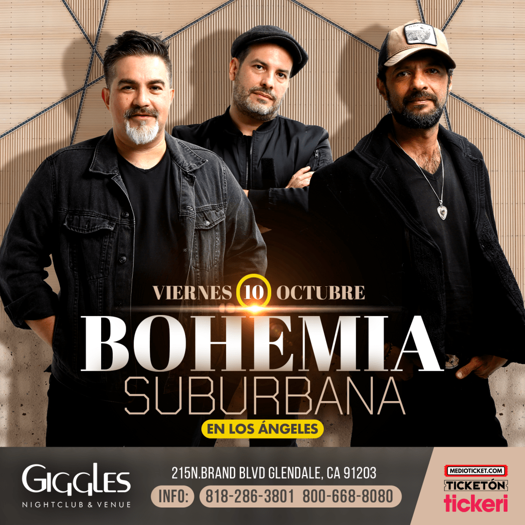 Bohemia Suburbana en Vivo en Los Angeles Tickets | Boletos - Giggles ...