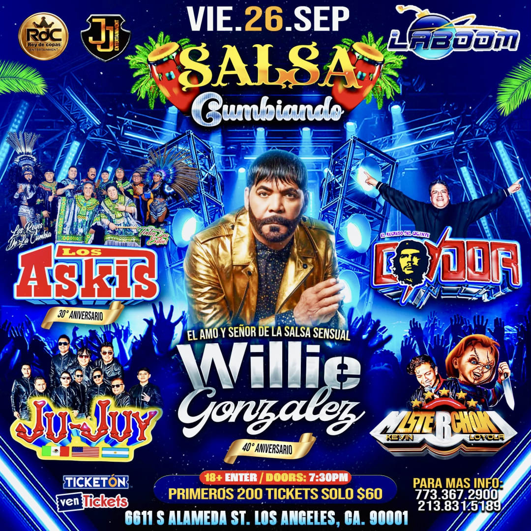 WILLIE GONZALEZ :: Sonido CONDOR :: Los ASKIS :: Gpo JU-JUY :: Mister ...