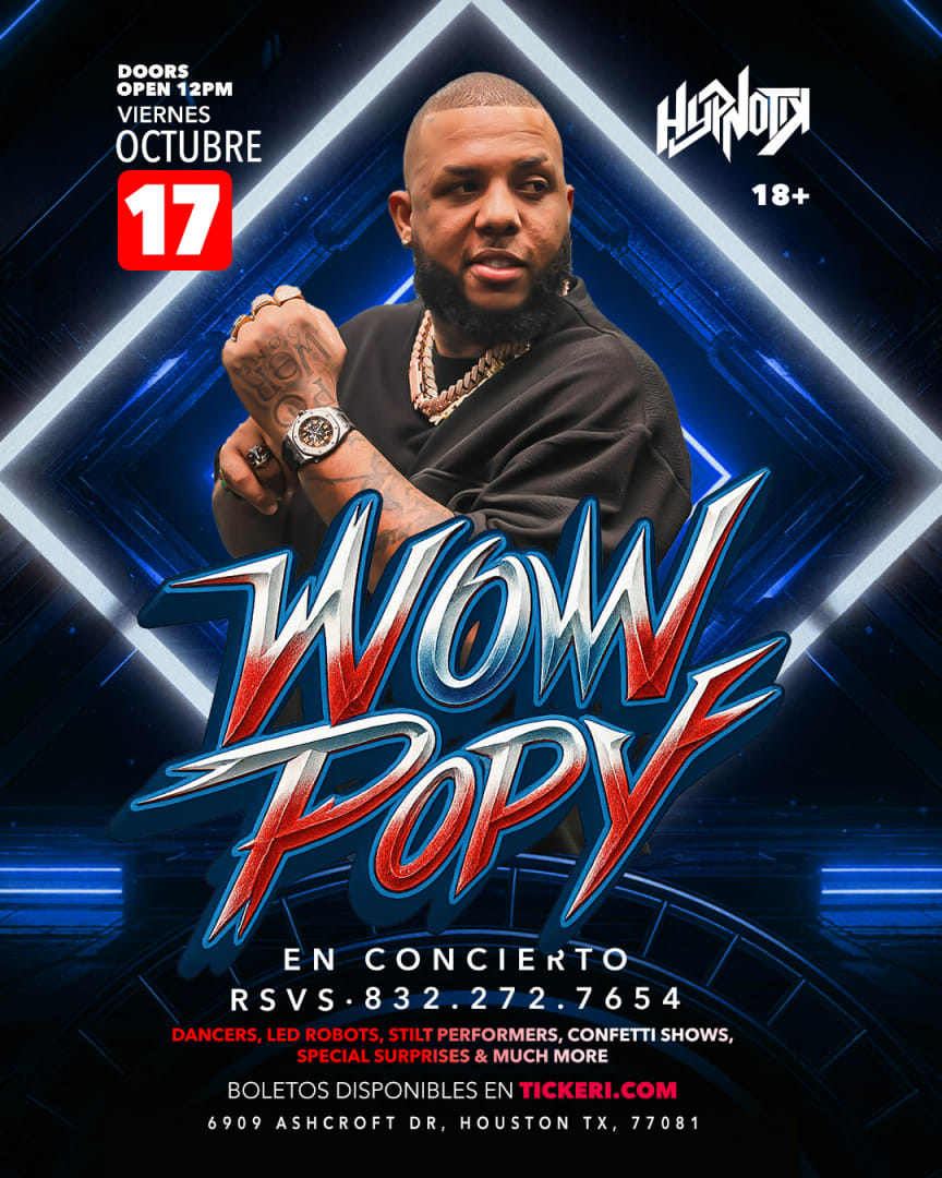 WOW POPY (Concierto En Houston) in Houston - Tickets 2025-10-17 ...