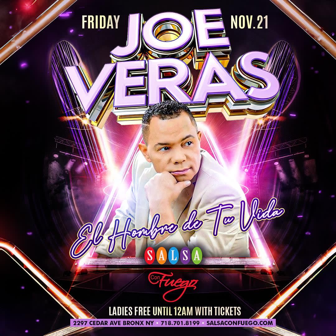 Joe Veras En Vivo at Salsa Con Fuego Tickets | Boletos - Salsa Con ...