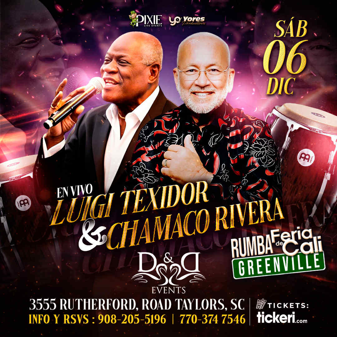 Luigi Texidor & Chamaco Rivera Feria De Cali 2025 Tickets | Boletos - D ...