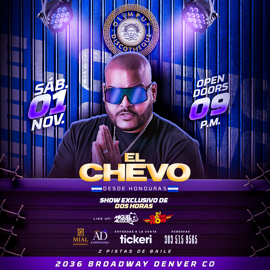 EL CHEVO EN VIVO DESD HONDURAS Tickets | Boletos - OLYMPUS DISCOTHEQUE ...