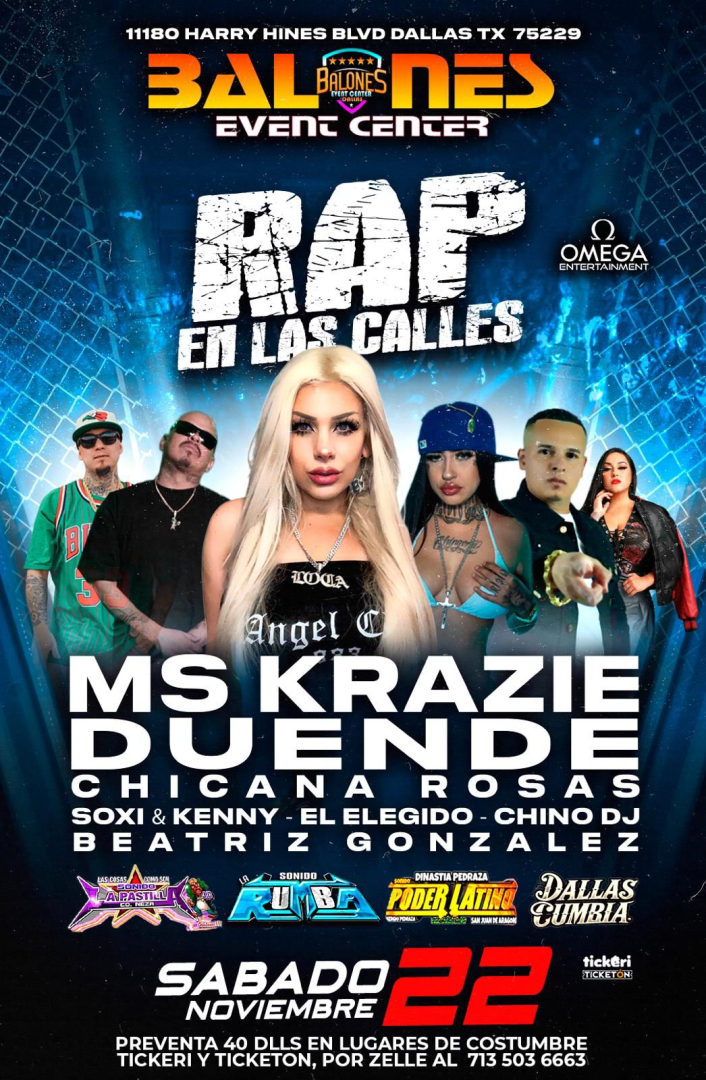 Rap en las calles de Dallas in Dallas - Tickets 2025-11-22 | Balones ...