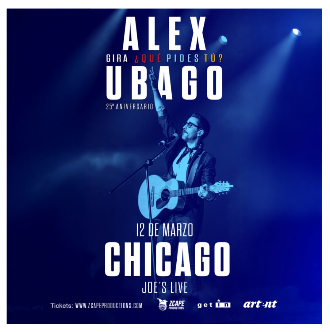 Alex Ubago en concierto en Chicago in Rosemont - Tickets 2026-03-12 ...