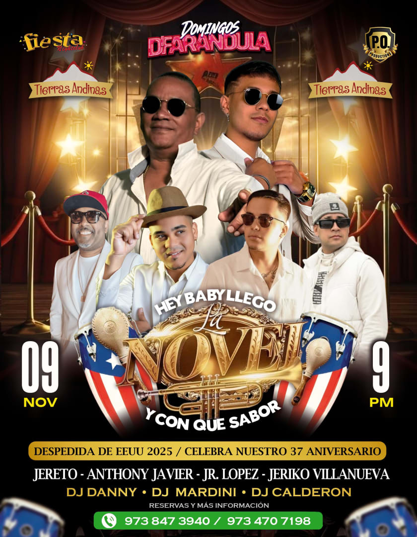 La Despedida De La Novel Tickets | Boletos - Fiesta Night Club, Passaic ...