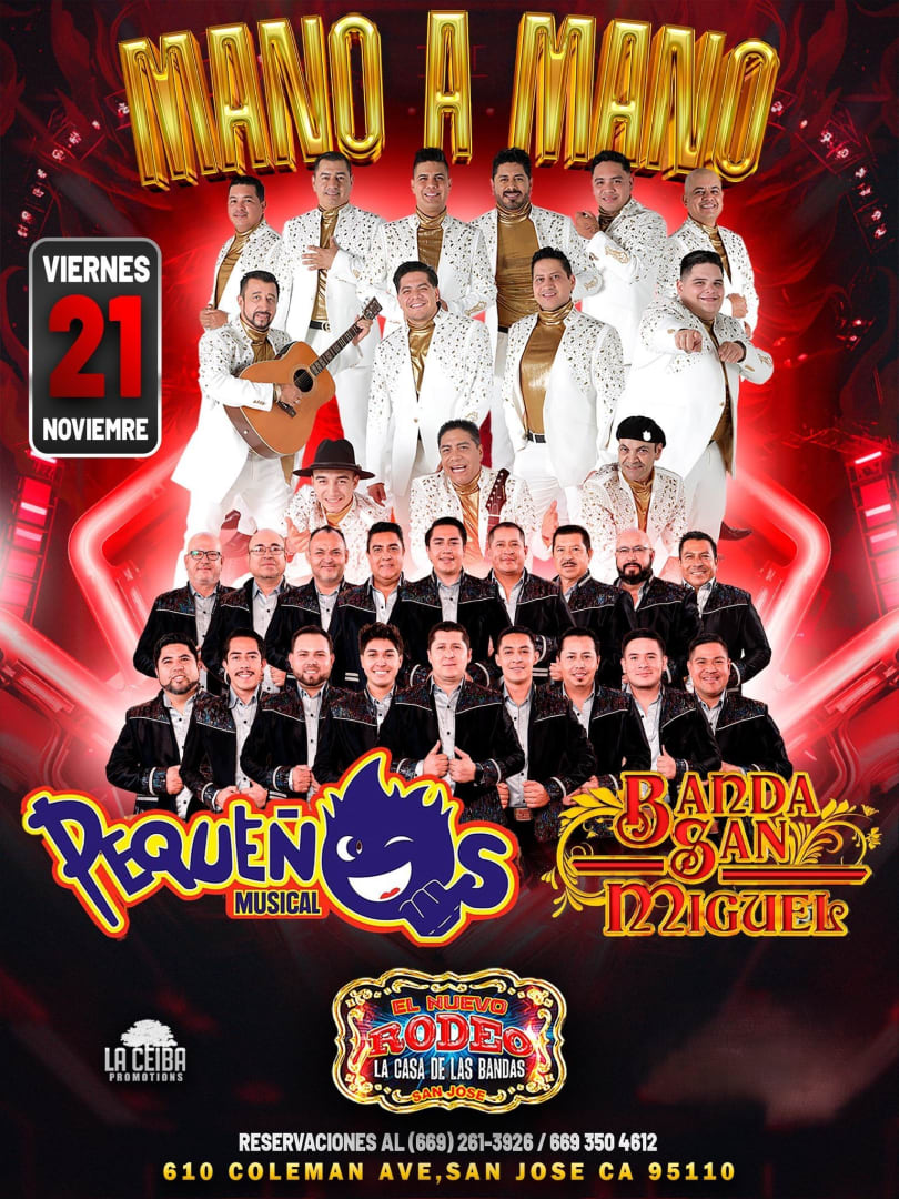 Mano a Mano con Pequeños Musical & Banda San Miguel en concierto ...
