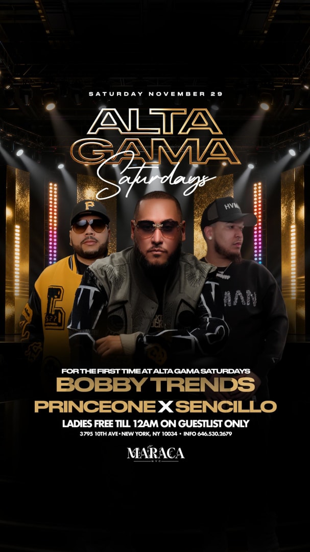 Alta Gama Saturdays DJ Bobby Trends Live At Maraca NYC in New York ...