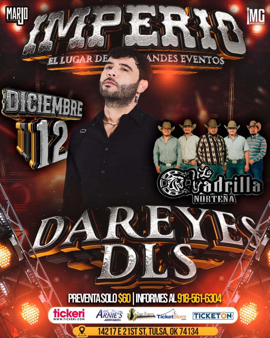 Dareyes de la Sierra en Vivo en Tulsa – Concierto en Imperio (12 de ...