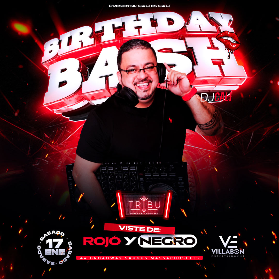 BIRTHDAY BASH DJ CALI Tickets | Boletos - TRIBU MEXICAN KITCHEN AND BAR ...