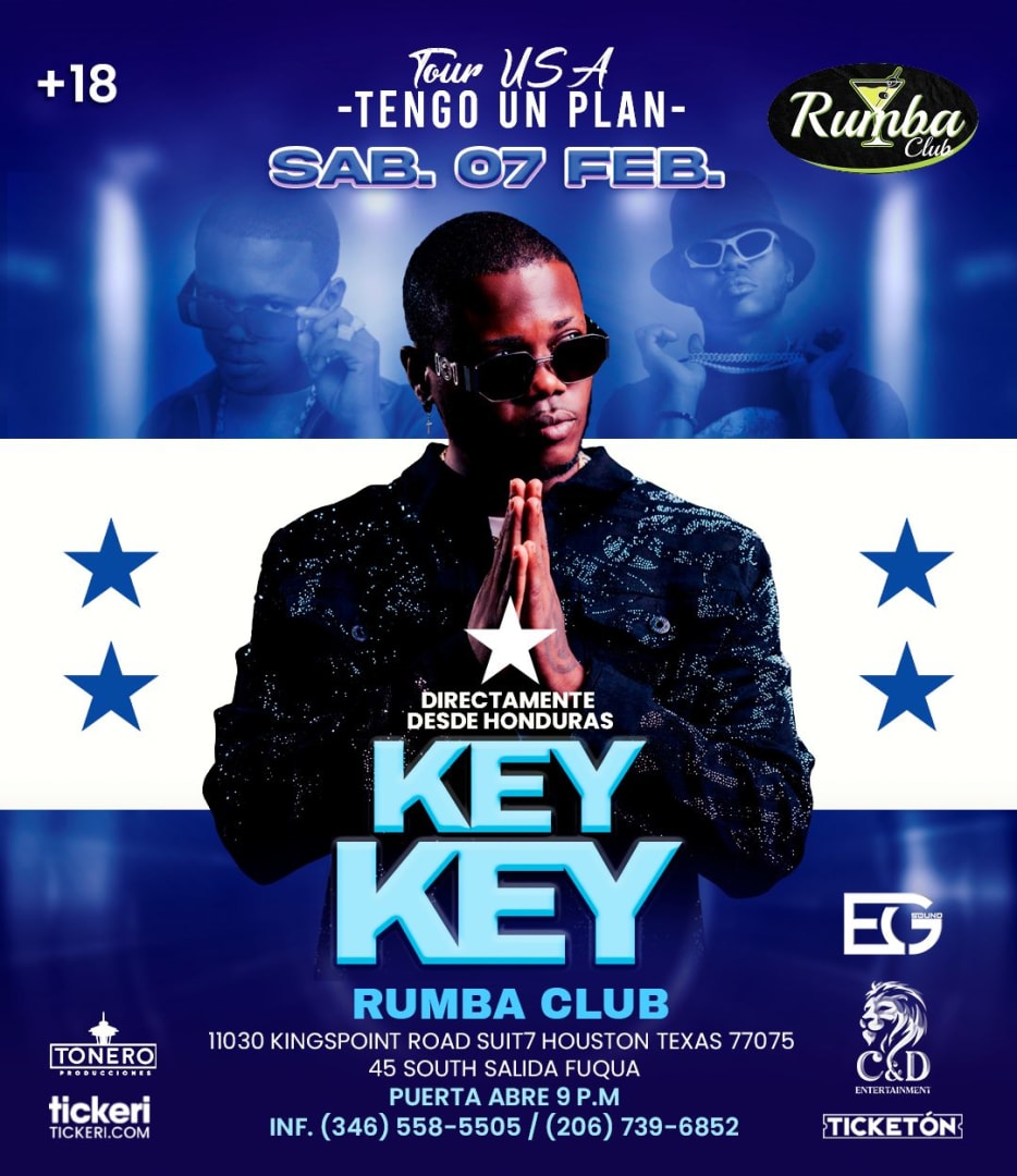 KEY KEY - DESDE HONDURAS LIVE EN HOUSTON- cancelled Tickets | Boletos ...