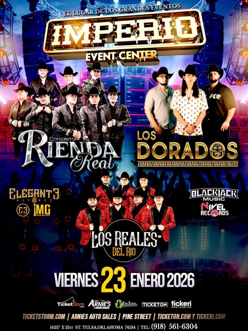 Conjunto Rienda Real, Los Dorados & Los Reales del Río en Vivo en ...