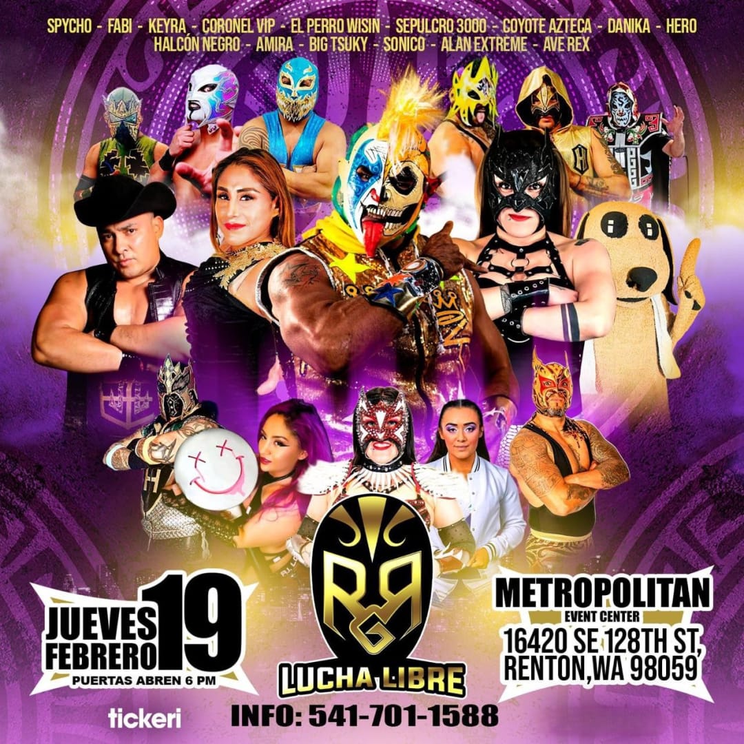 Lucha libre en vivo en Renton in Renton - Tickets 2026-02-19 ...