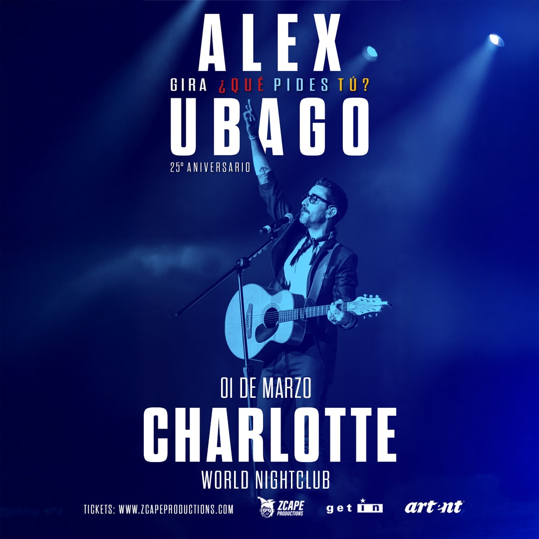 Alex Ubago en concierto en Charlotte in Charlotte - Tickets 2026-03-01 ...