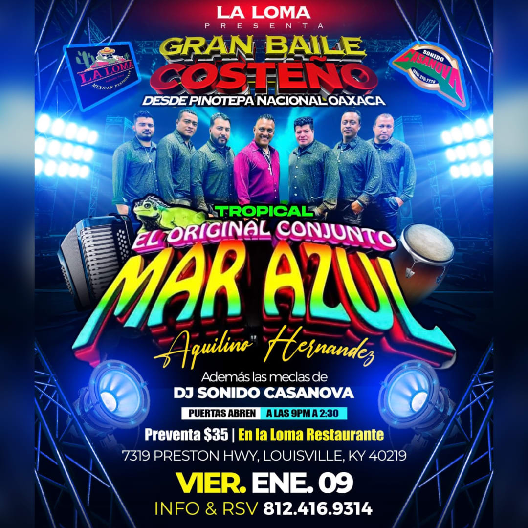 Bailazo Costeño con El Conjunto Mar Azul! Tickets | Boletos - La Loma ...