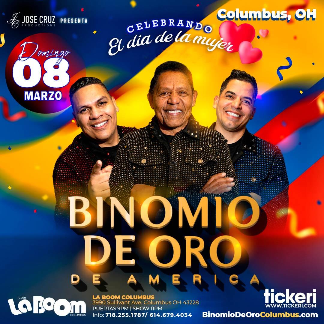 Binomio de Oro en Columbus in Columbus - Tickets 2026-03-08 | La Boom ...