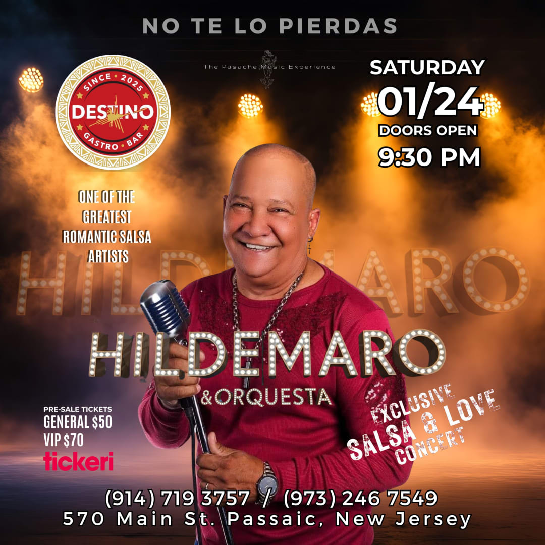 HILDEMARO & ORQUESTA - Exclusive SALSA & LOVE Concert in Passaic, New ...
