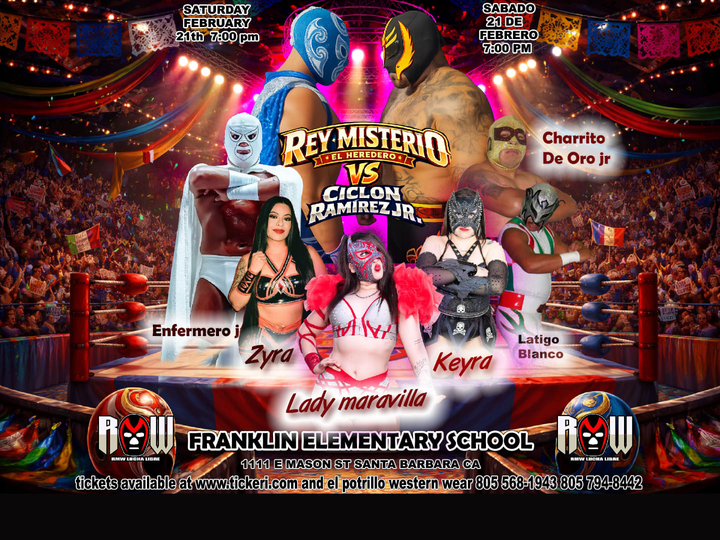 oen season lucha libre in Santa Barbara - Tickets 2026-02-21 | FRANKLIN ...