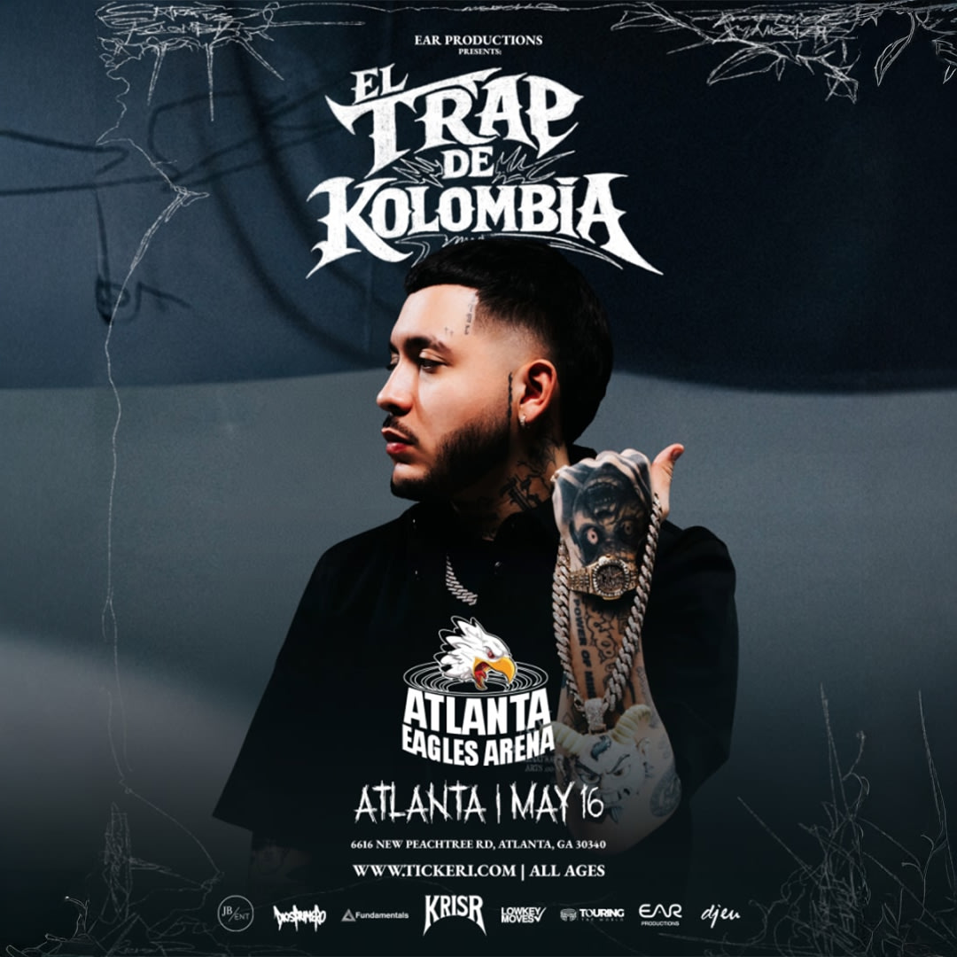 Kris R – El Trap de Kolombia en Concierto | Atlanta Eagles Arena (All ...