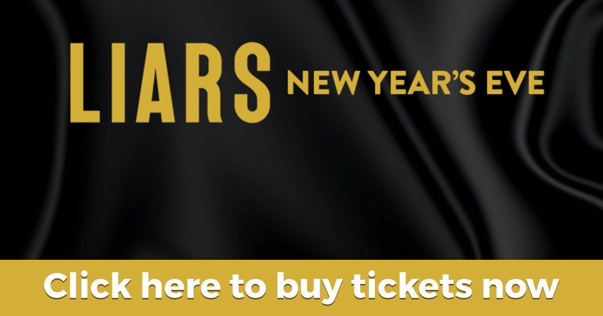 New Year's Eve at LIARS in Barrie, ON, 8:00PM (EST) December 31, 2024