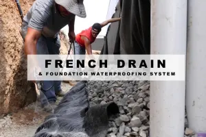 French Drain and Foundation Waterproofing System