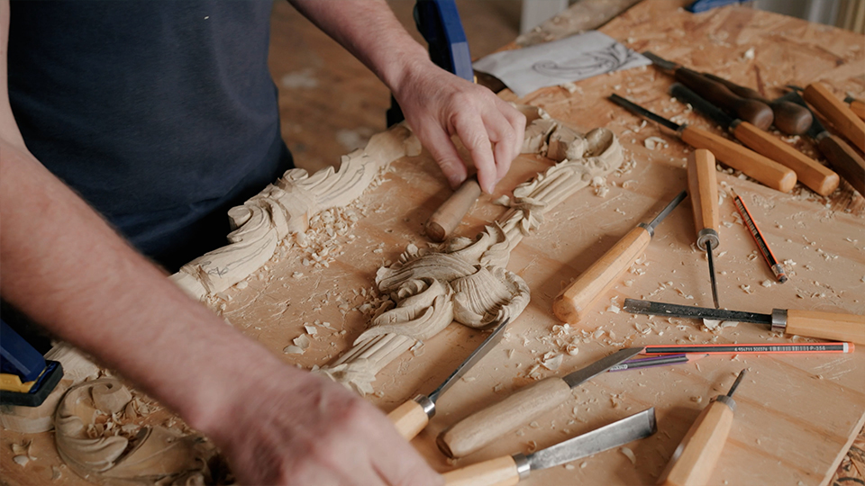 French Carving- Elevating a room with a Master Carver