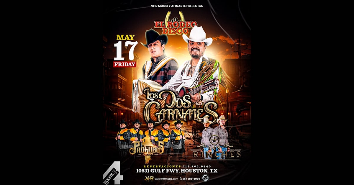 Los Dos Carnales, Profugos, y Los Rinches | El Rodeo Disco, Houston, TX