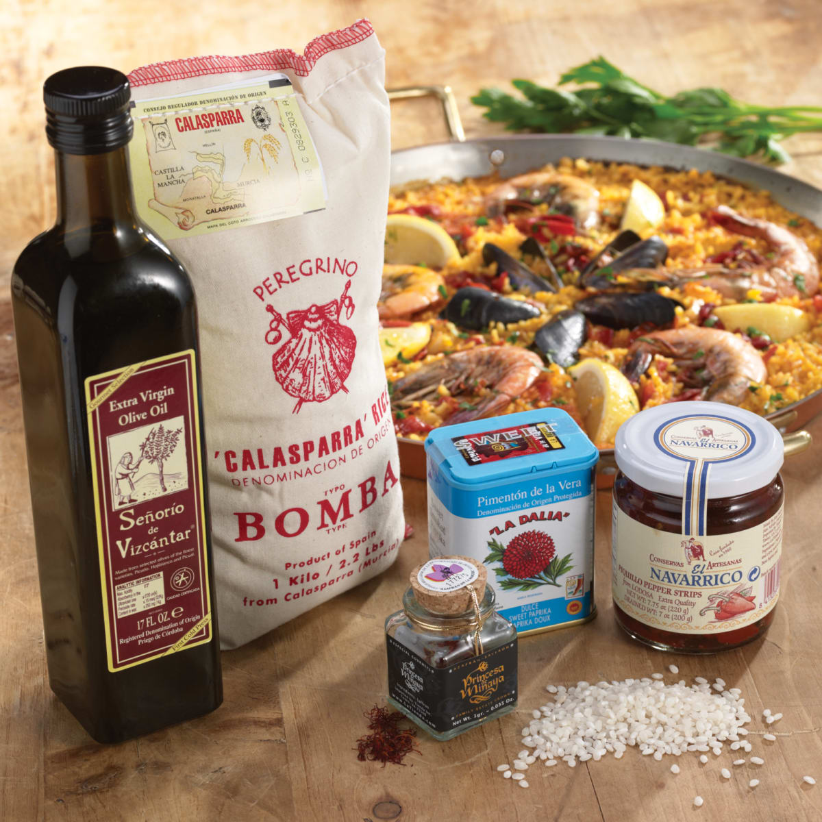 Shop Essential Paella Ingredients Combo Online | La Tienda