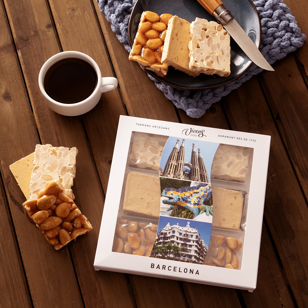 Shop Barcelona Turron Gift Box by Vicens Online | LaTienda