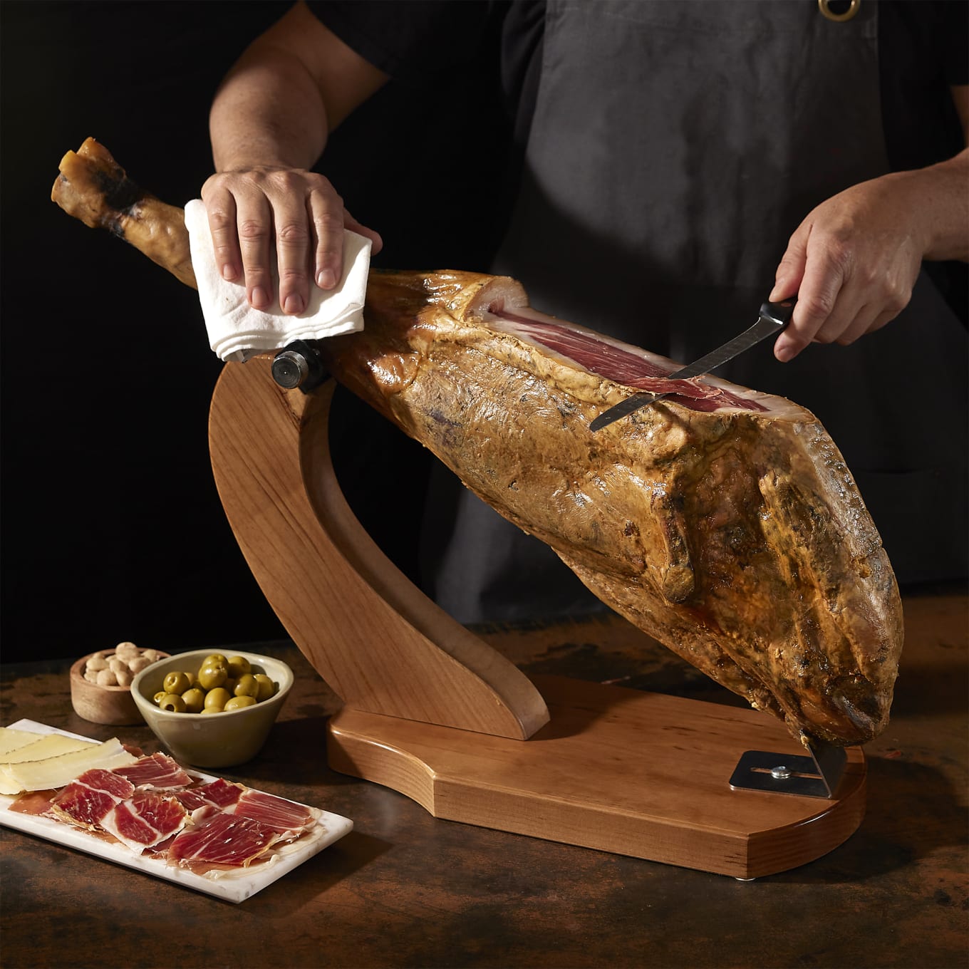 Shop Montaraz Iberico de Campo Ham Bone-In Online | LaTienda
