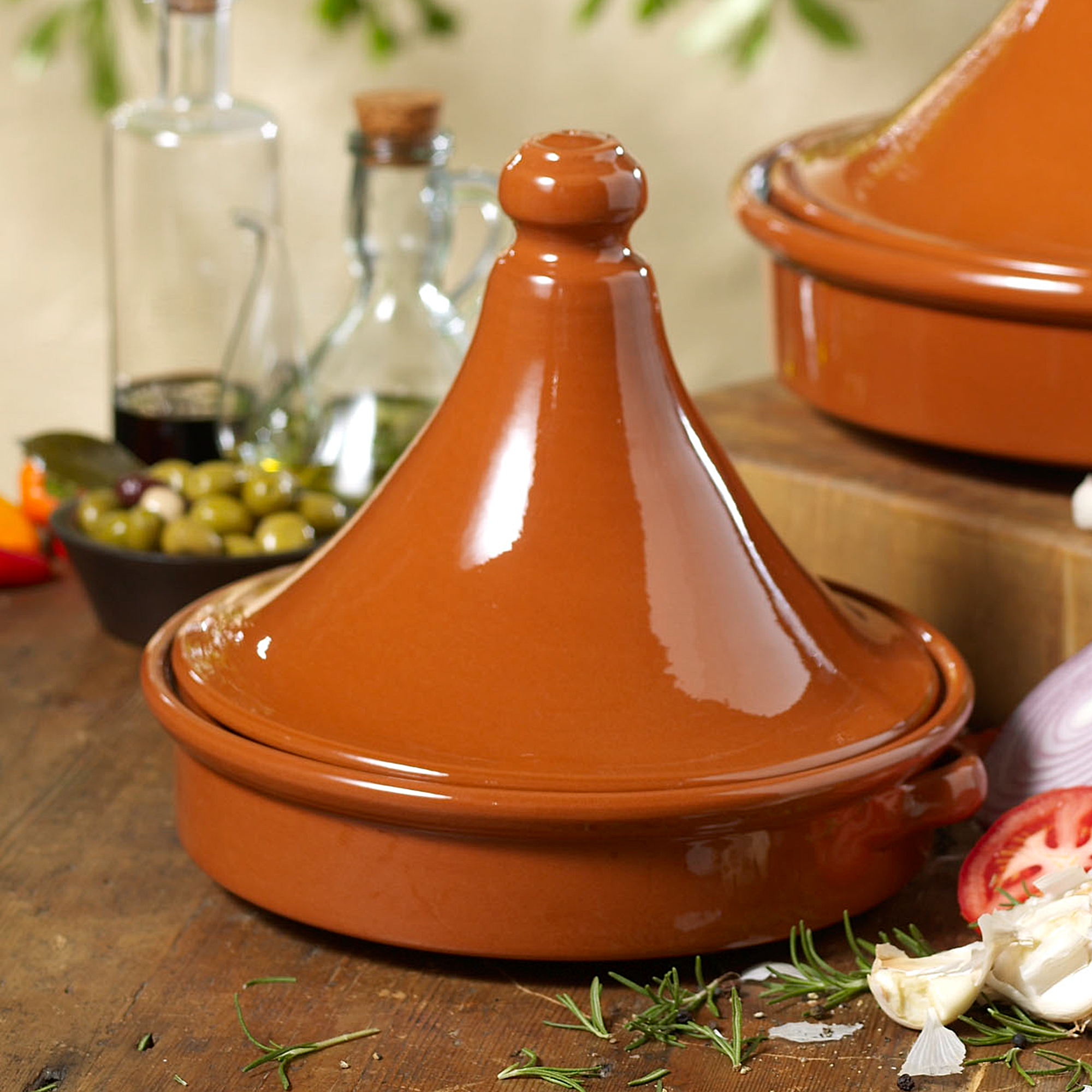 Shop 10 Inch Terra Cotta Tagine Online | La Tienda